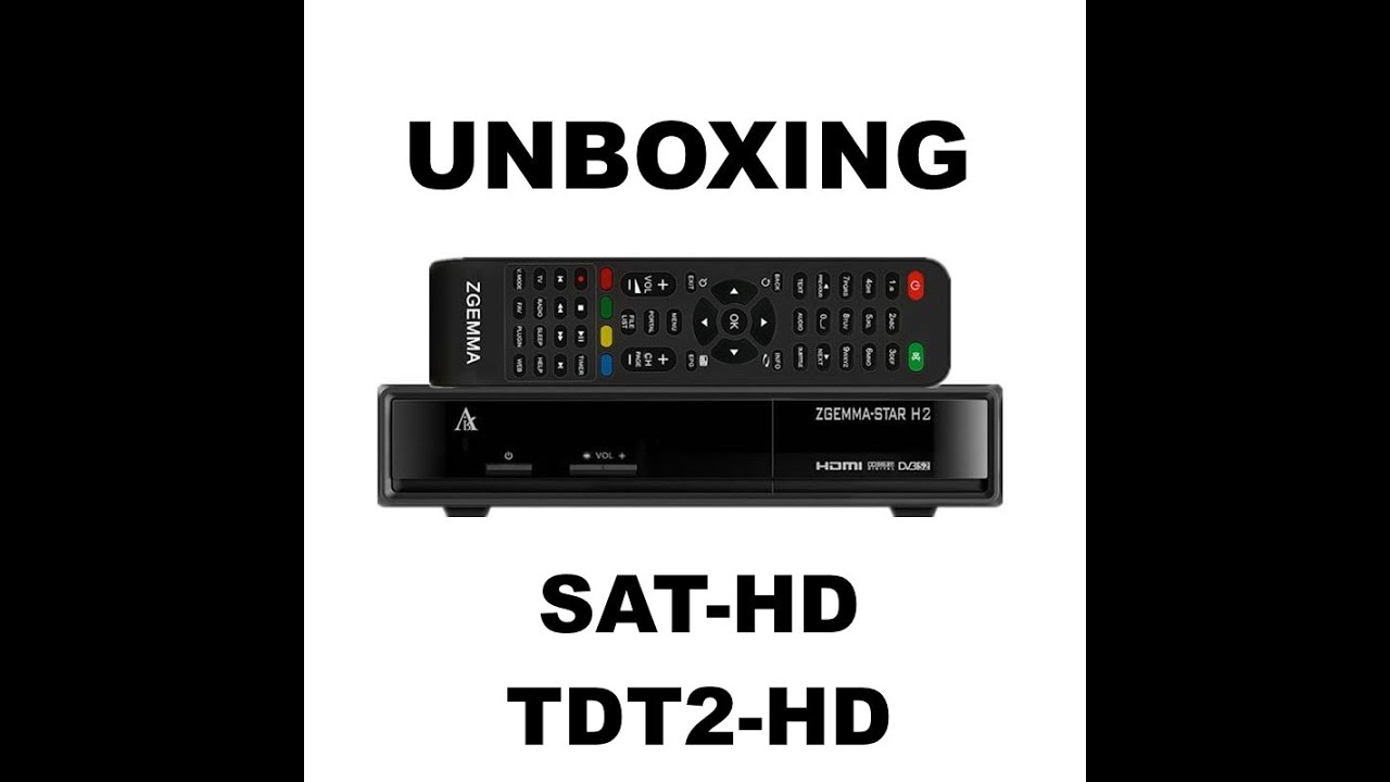 Unboxing Zgemma Star H2 // SAT-HD TDT2-HD \\ CLONE Vu+ Zero ? - YouTube