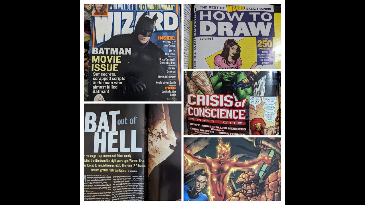 Wizard Magazine 2005|Batman Begins| Batman|Rare Magazine Issue| Retro ...