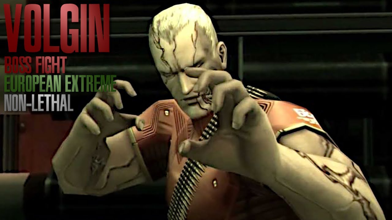 MGS3: Snake Eater HD :: Volgin Boss Fight (European Extreme) Non-Lethal ...
