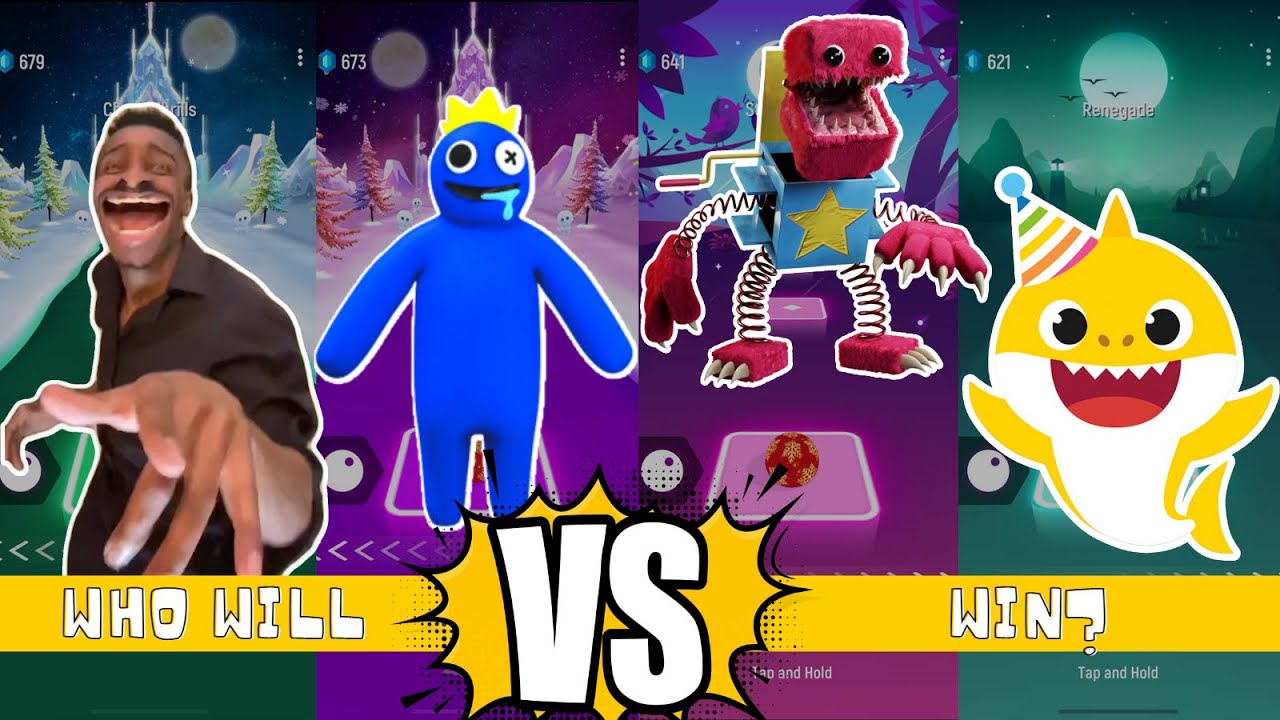 That One Guy vs Rainbow Friends Blue vs Boxy Boo vs Baby Shark | HOP ...