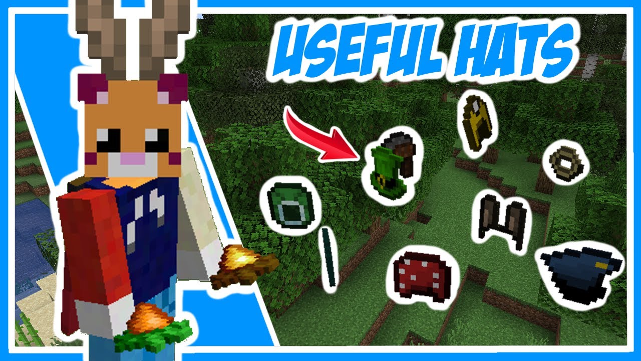 This Mod Adds Some Really USEFUL Hats to Minecraft! - YouTube