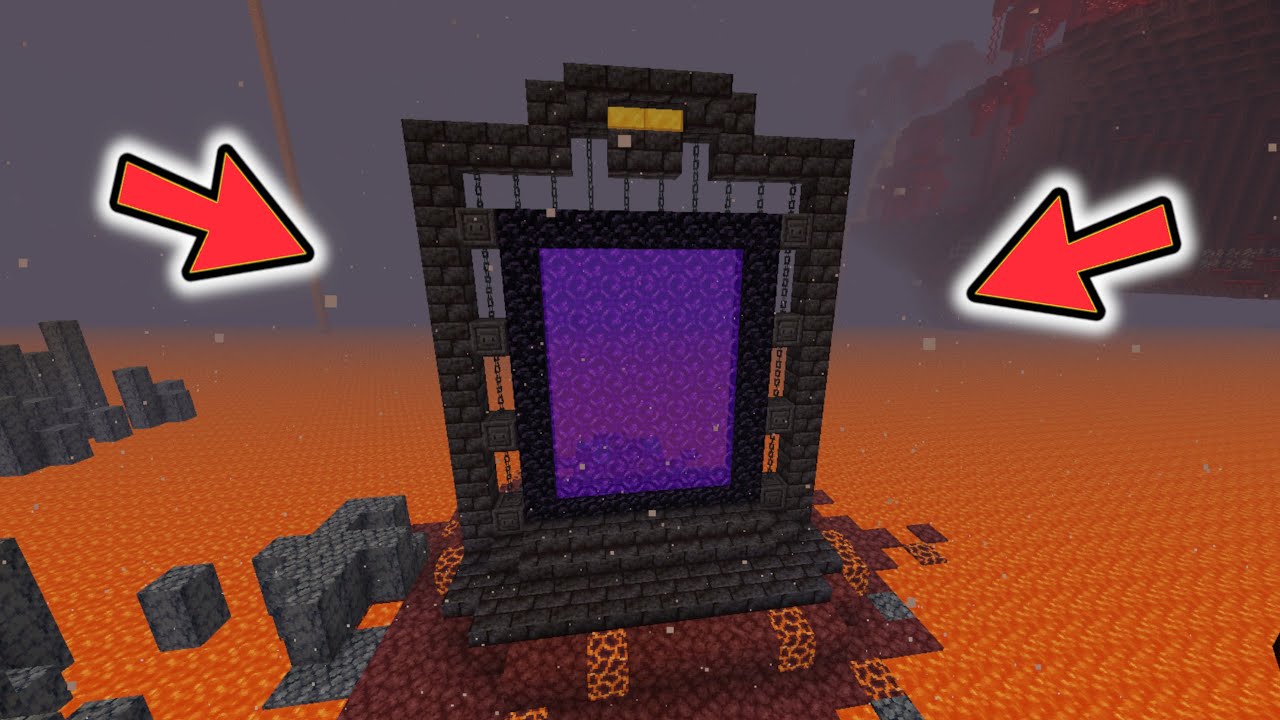 2nd Nether Portal IN the NETHER?? - Minecraft - YouTube