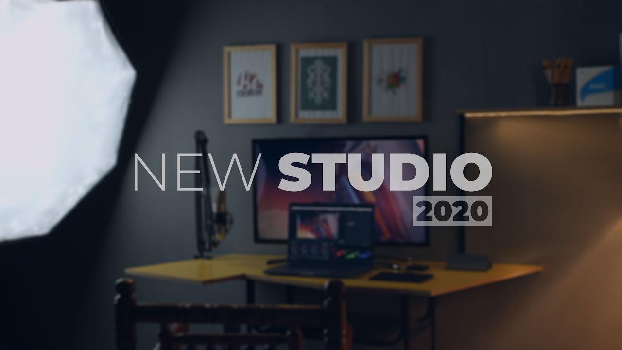 NEW YOUTUBE STUDIO SETUP & TOUR | 2020 - YouTube
