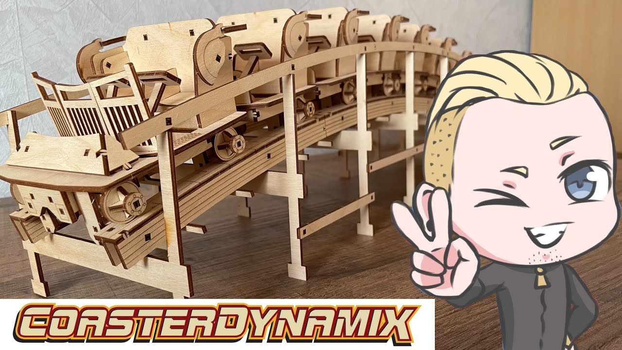 Wodan für zuhause! - GCI Millennium Flyer - Coaster Cutout (Bauvideo ...