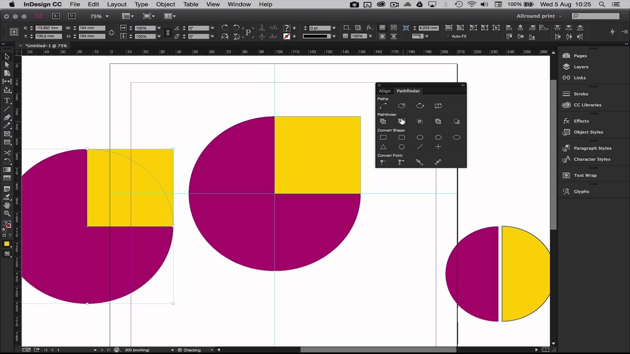 Cirkel Elementer i InDesign - YouTube