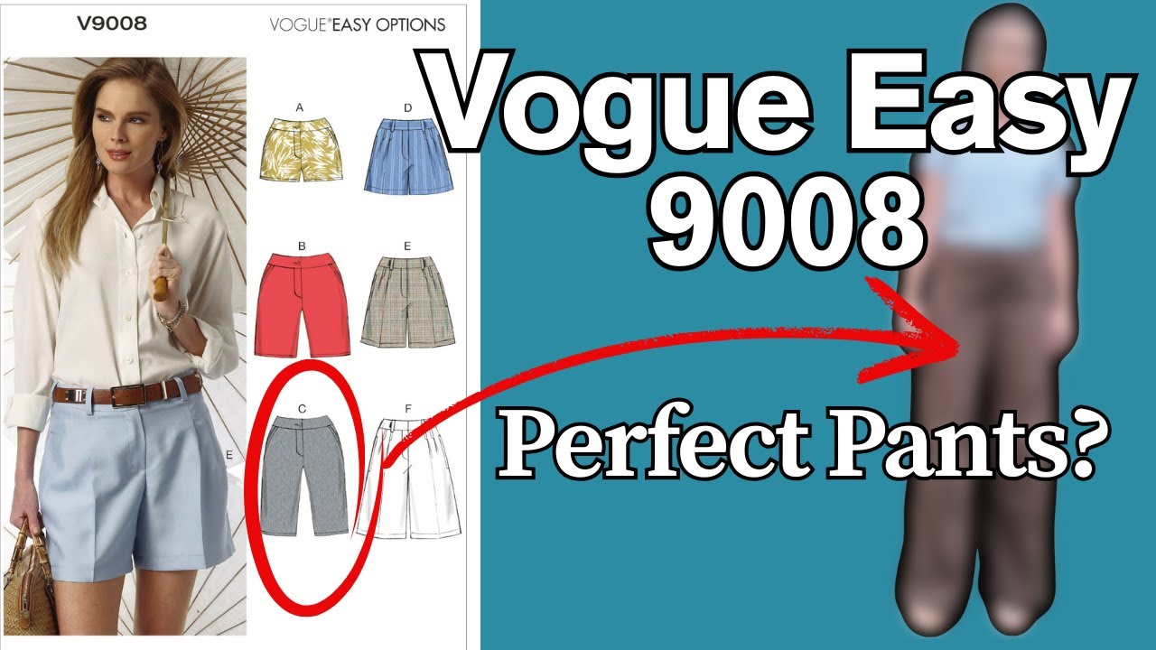 How to make pants Vogue 9008 - YouTube