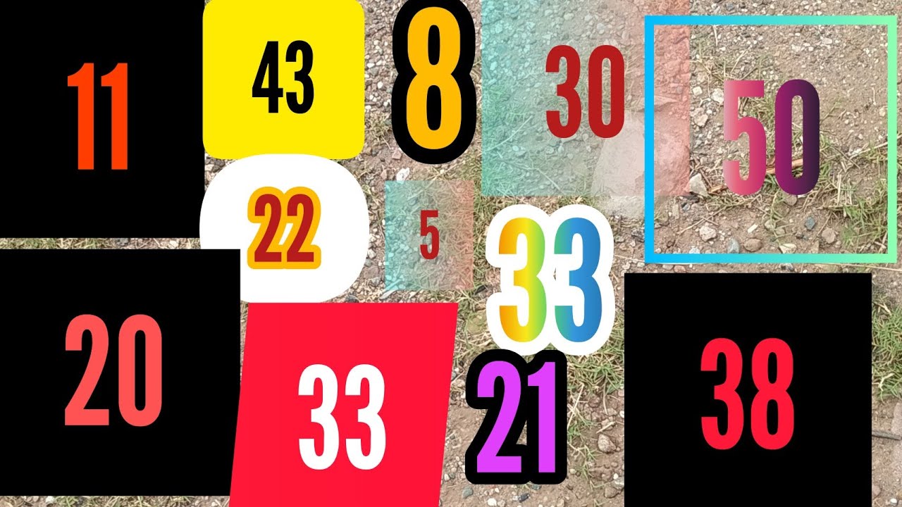 Number Count 1 to 50 | Learn counting One to Fifty | In English - YouTube