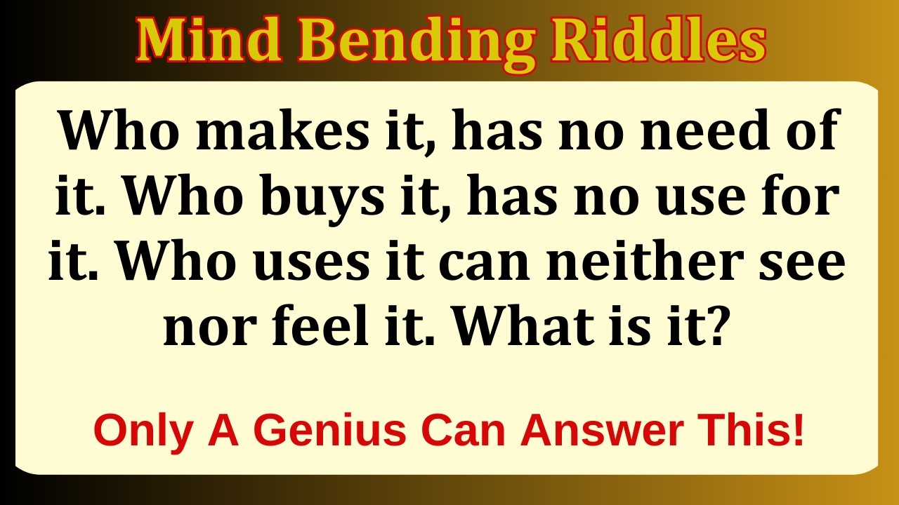 Riddles, Riddles, Riddles | Ultimate Riddle Test | How Many Can You ...