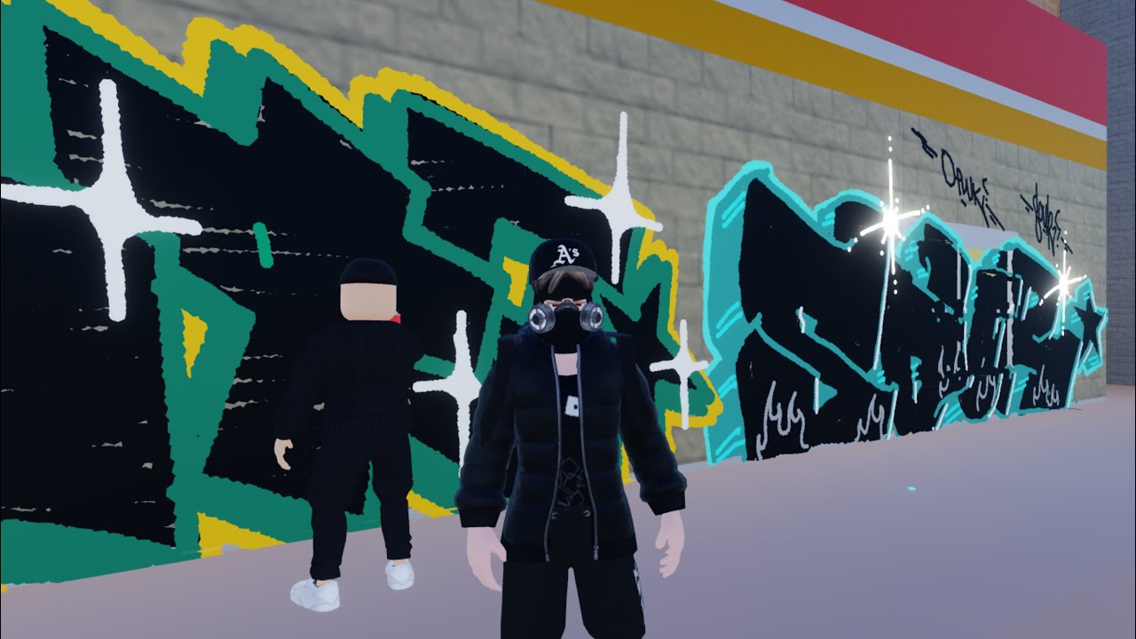 @Roblox quick collab with dent on urban spray paint - YouTube