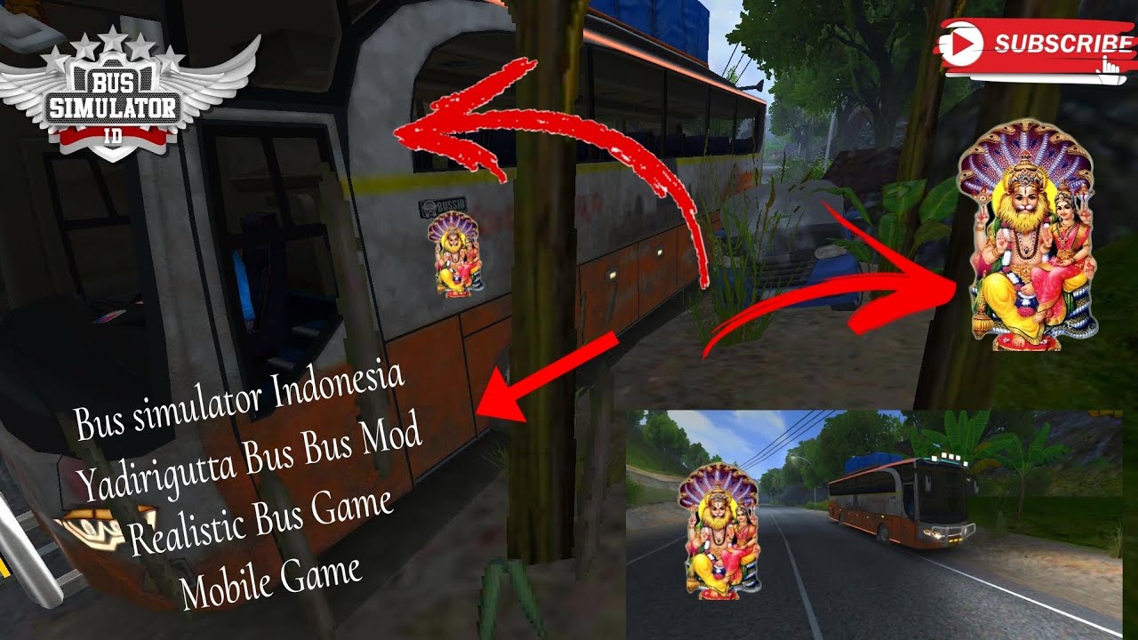 Bus simulator Indonesia | Yadirigutta Bus Mod | Realistic mobile Game ...