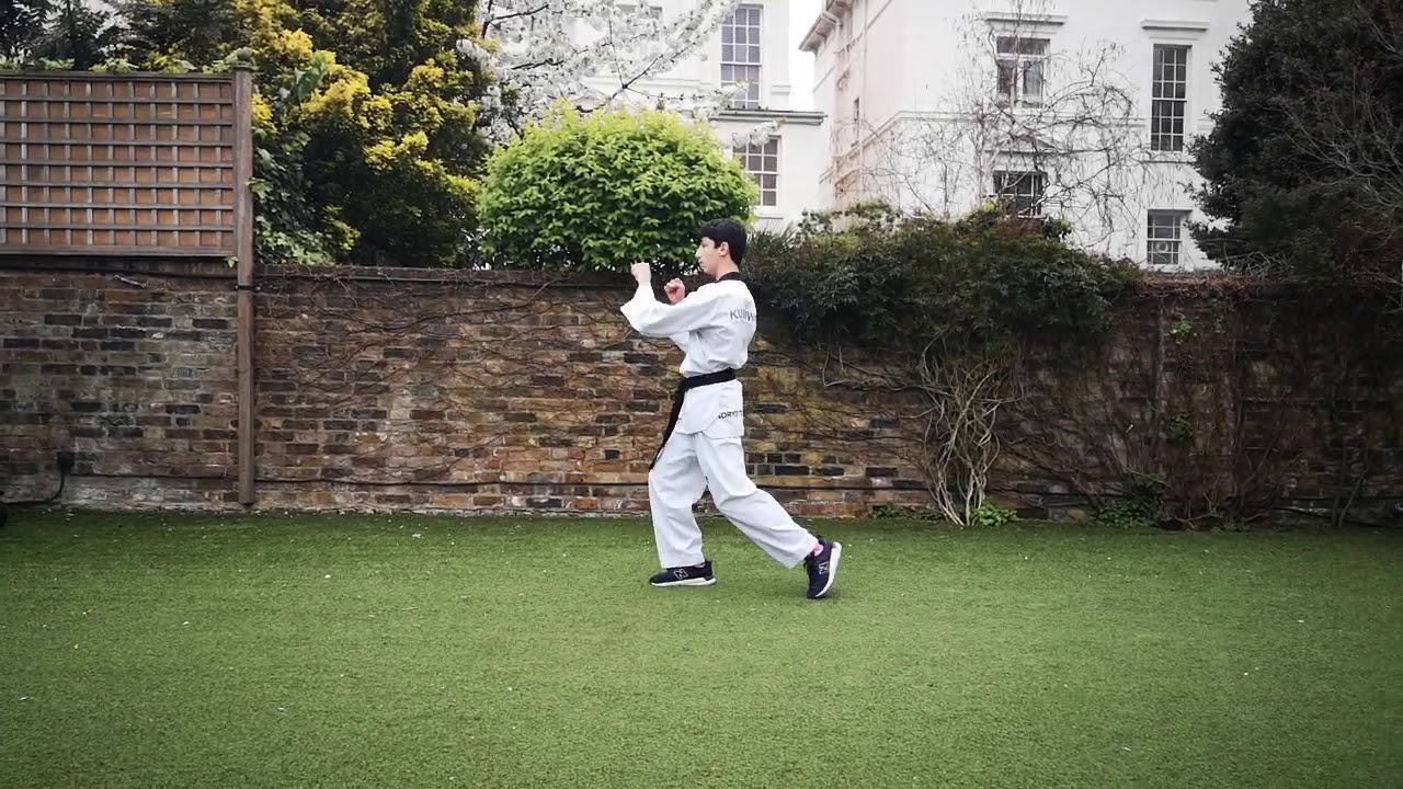 Taekwondo Pattern 6 Video- Taegeuk Yuk Jang - YouTube