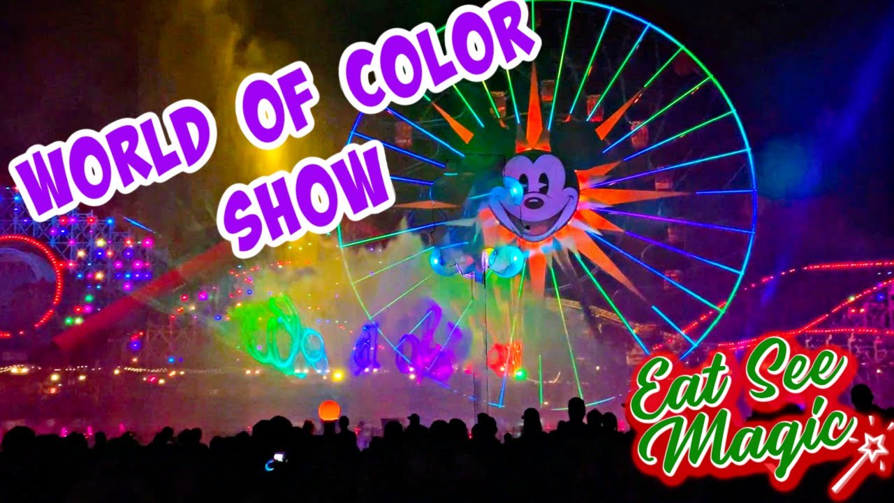 WORLD OF COLOR FULL SHOW | VLOGMAS 2020 (DAY 21) - YouTube