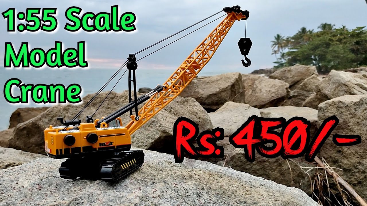 Unboxing 1:55 Die cast Crane Model Toy - YouTube