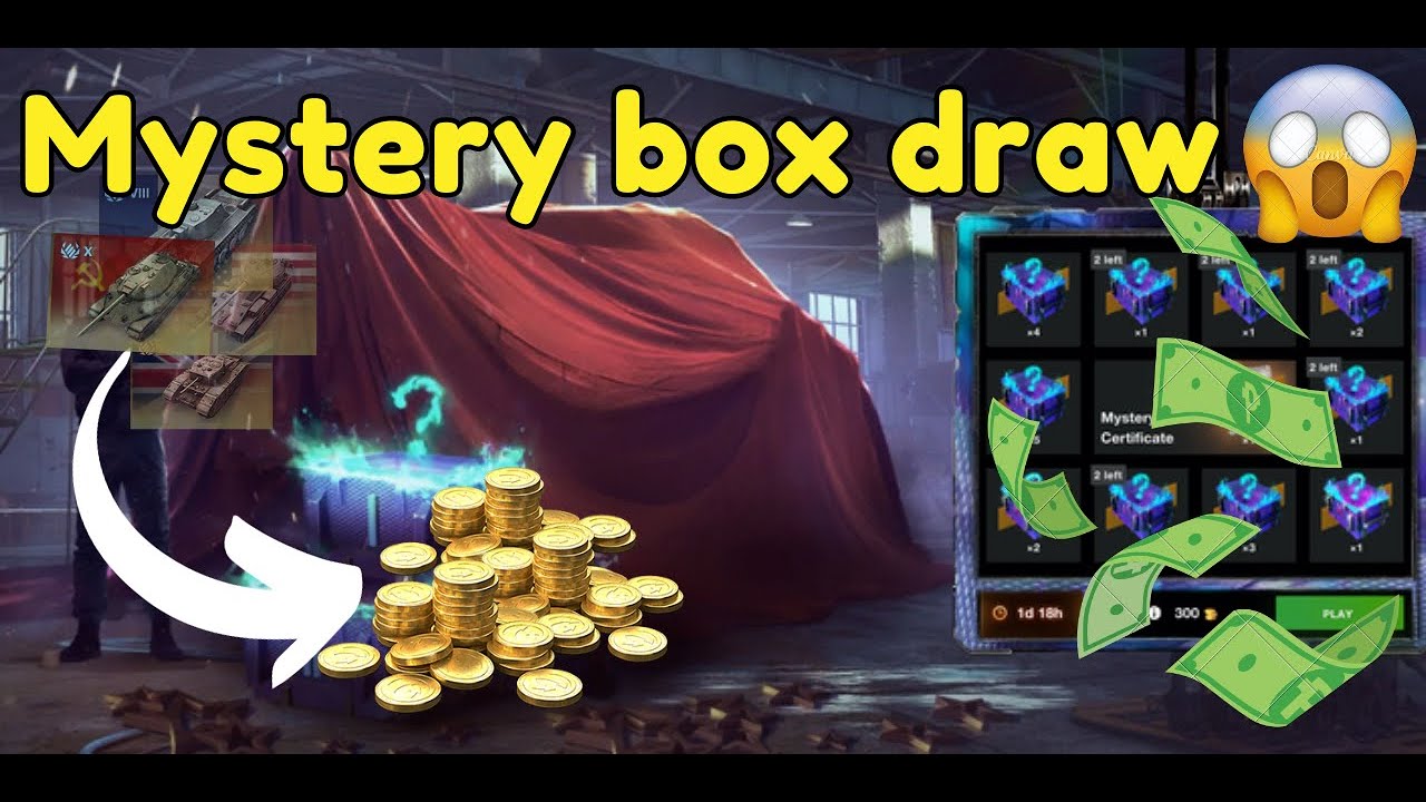 MYSTERY BOX DRAW - INSANE LUCK! #wotblitz - YouTube