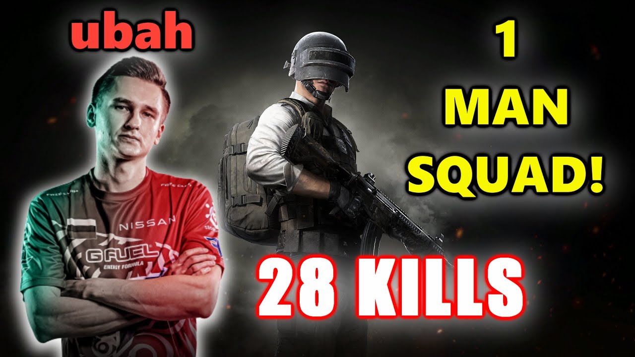 FaZe ubah - 28 KILLS - 1 MAN SQUAD! - M416 + QBU - PUBG - YouTube