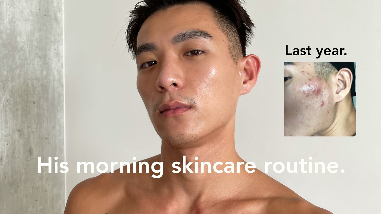 老公比我更会护肤 His Morning Skincare Routine 🌞 | JANE CHUCK - YouTube