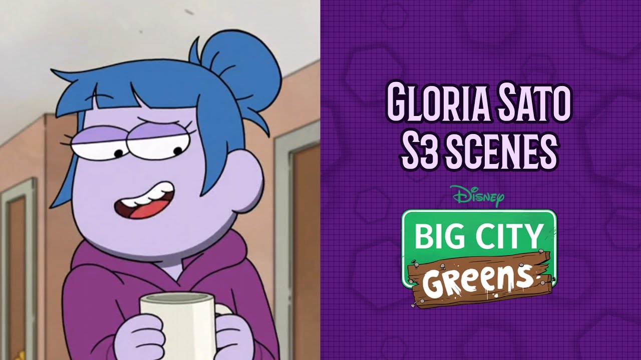 Big City Greens - Gloria Sato scenes (s3) - YouTube