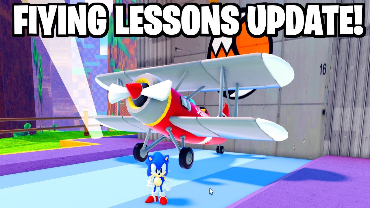 Tails Flying Lessons Update + Classic Tails In Roblox Sonic Speed ...
