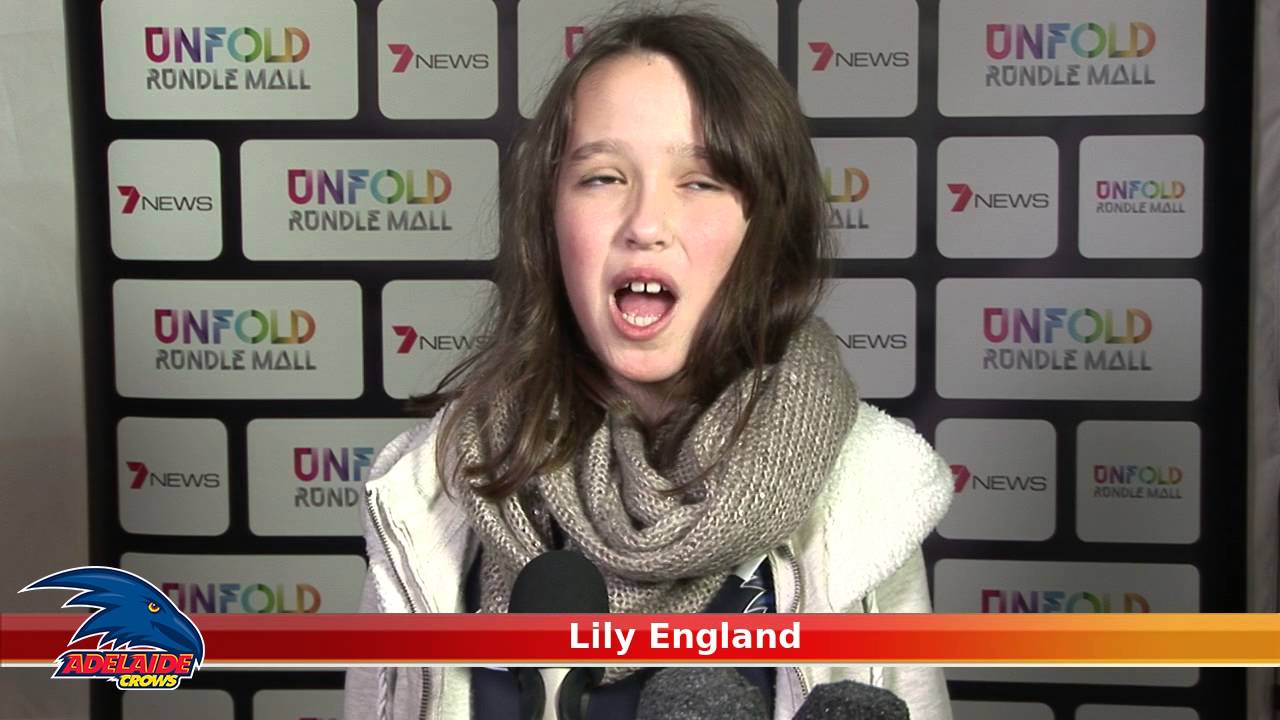 Lily England - 7 News Crows Experience - YouTube
