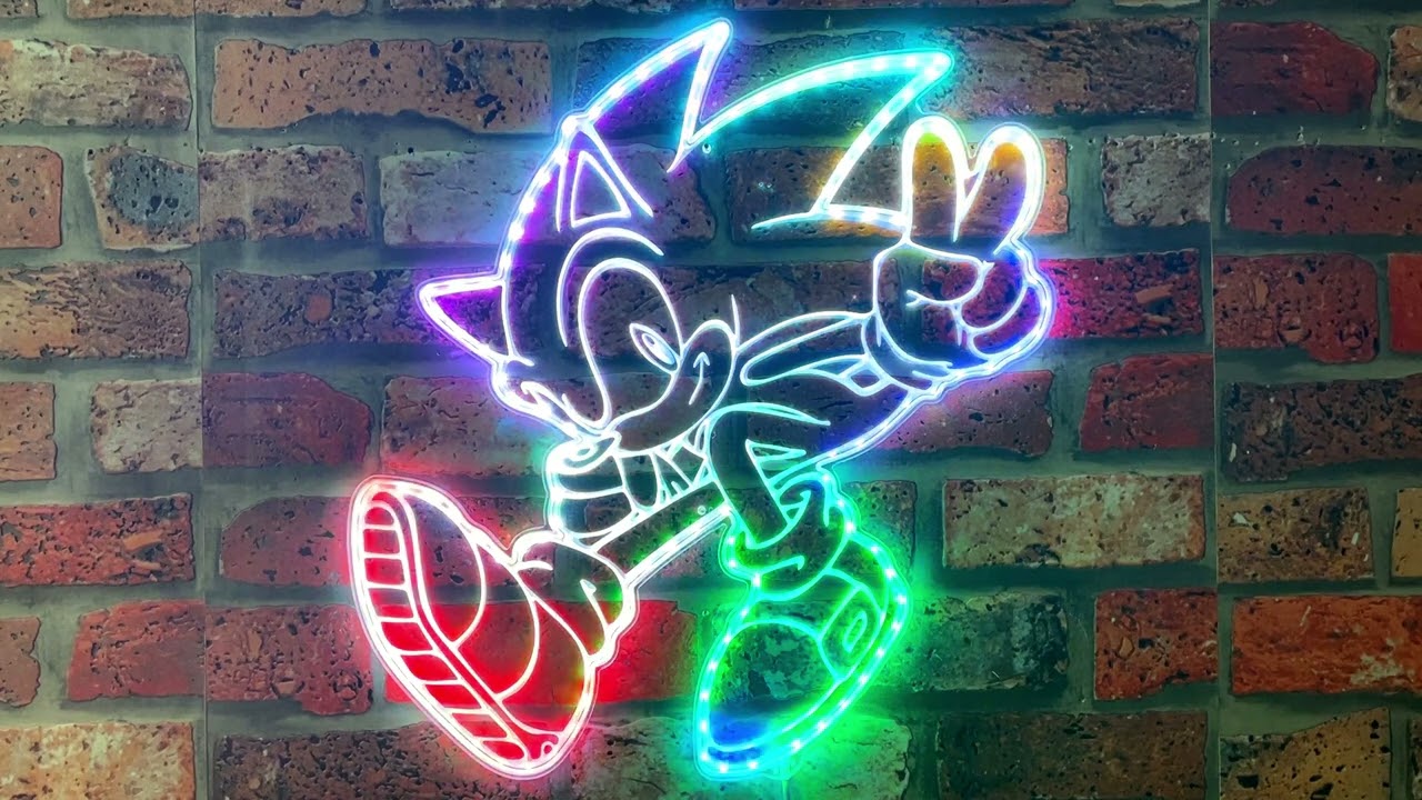 Sonic The Hedgehog Logo Light