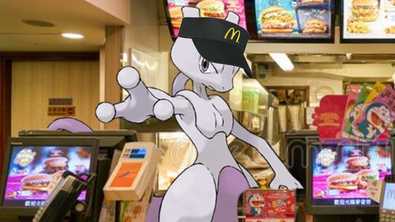 MEWTWO WORKING AT MCDONALDS!!! (VrChat) - YouTube