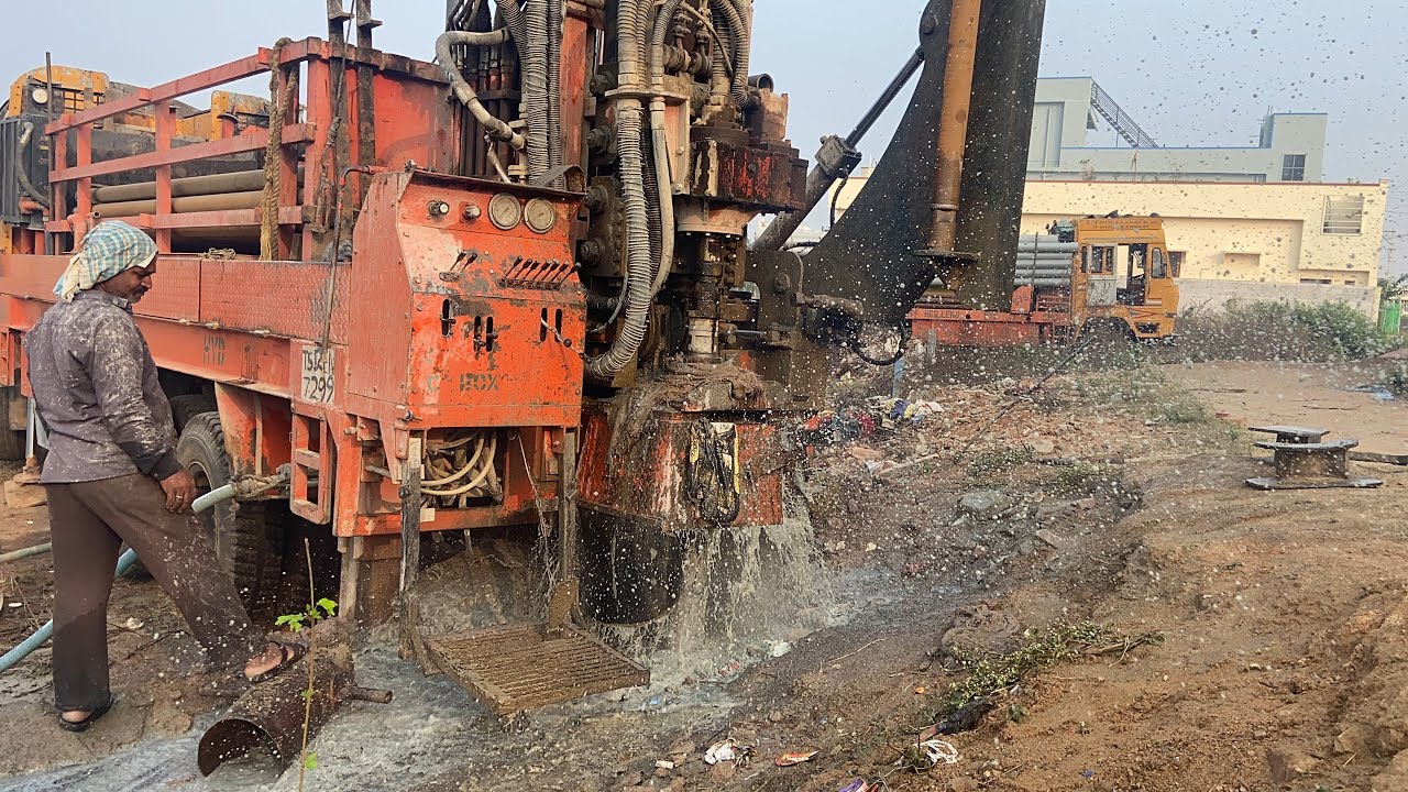 2 inch water 💧 Borewell point checking|6 1/2 inch borewell|1200 feets ...