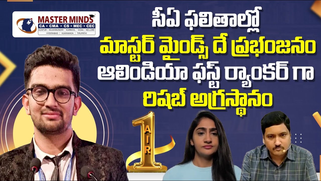 All India CA Topper Rishab Ostwal Interview | Masterminds | CA Final Results 2024 | SocialPost ...