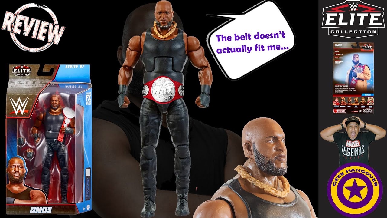 WWE Elite 97 Omos Action Figure Review - YouTube