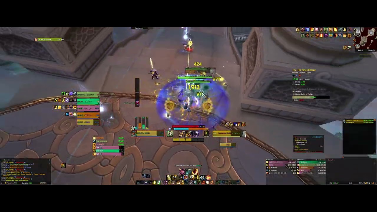 Vortex Pinnacle M+ 21 (DF S2) Protection Paladin (FORTIFIED | AFFLICTED ...