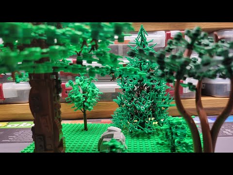 How To Make Lego Trees And Bushes