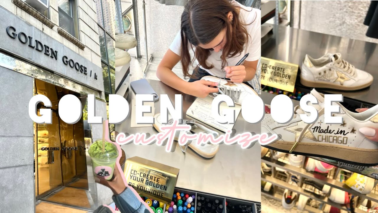 GOLDEN GOOSE SNEAKERS CUSTOMIZE #goldengoose - YouTube