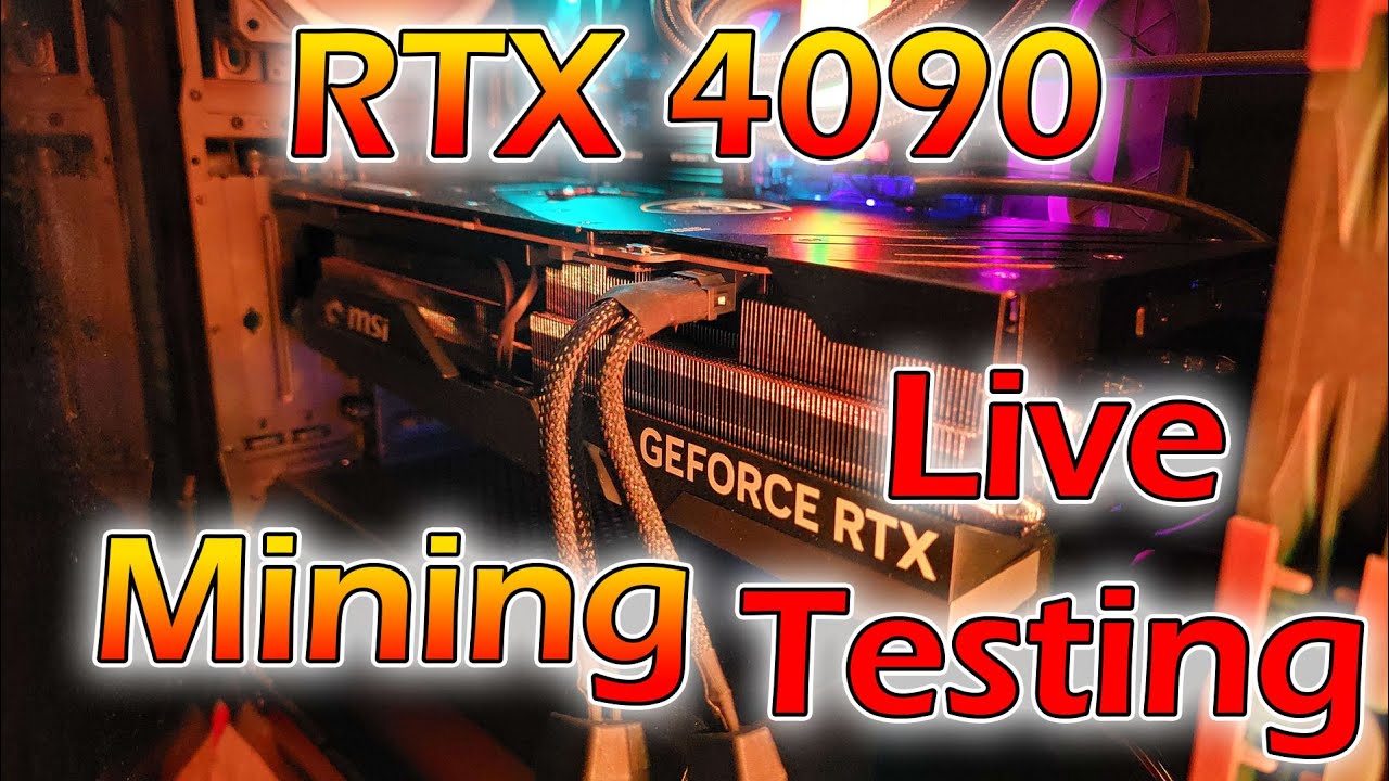RTX 4090 Mining Hashrate Testing Live - YouTube