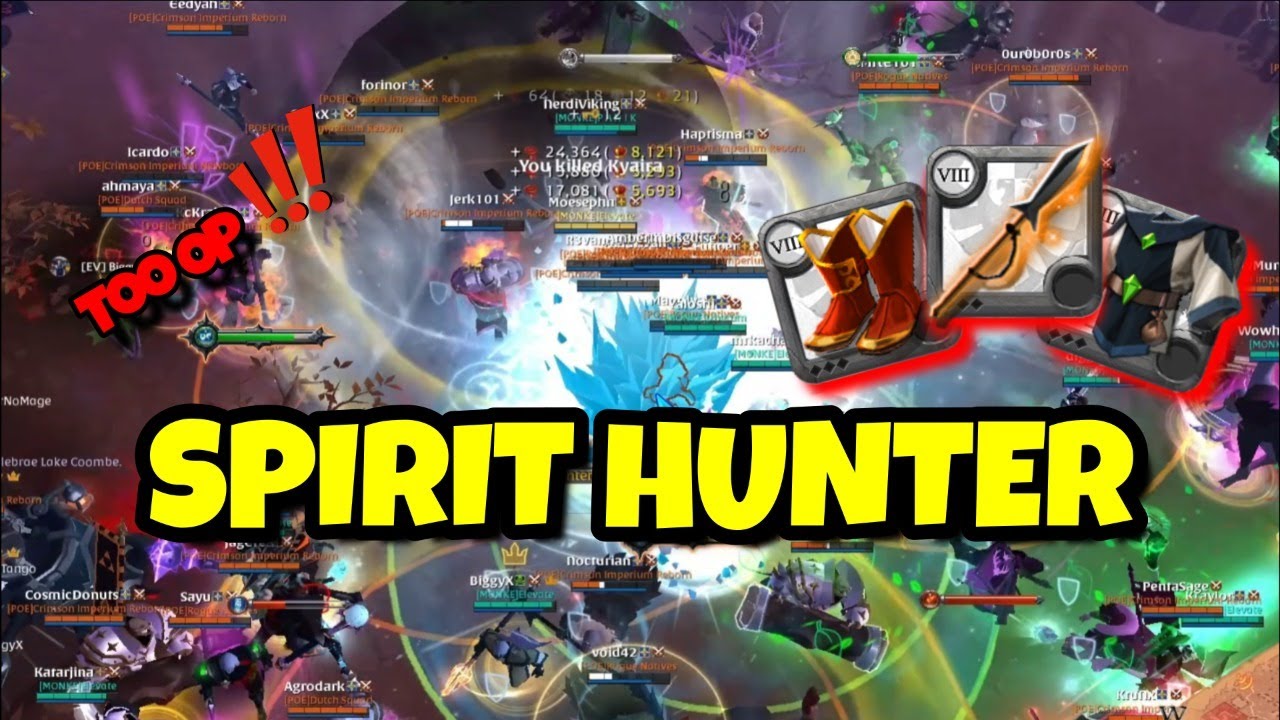 Overpower Build | Cyberpunk Spirit Hunter | Albion Online ZvZ ...