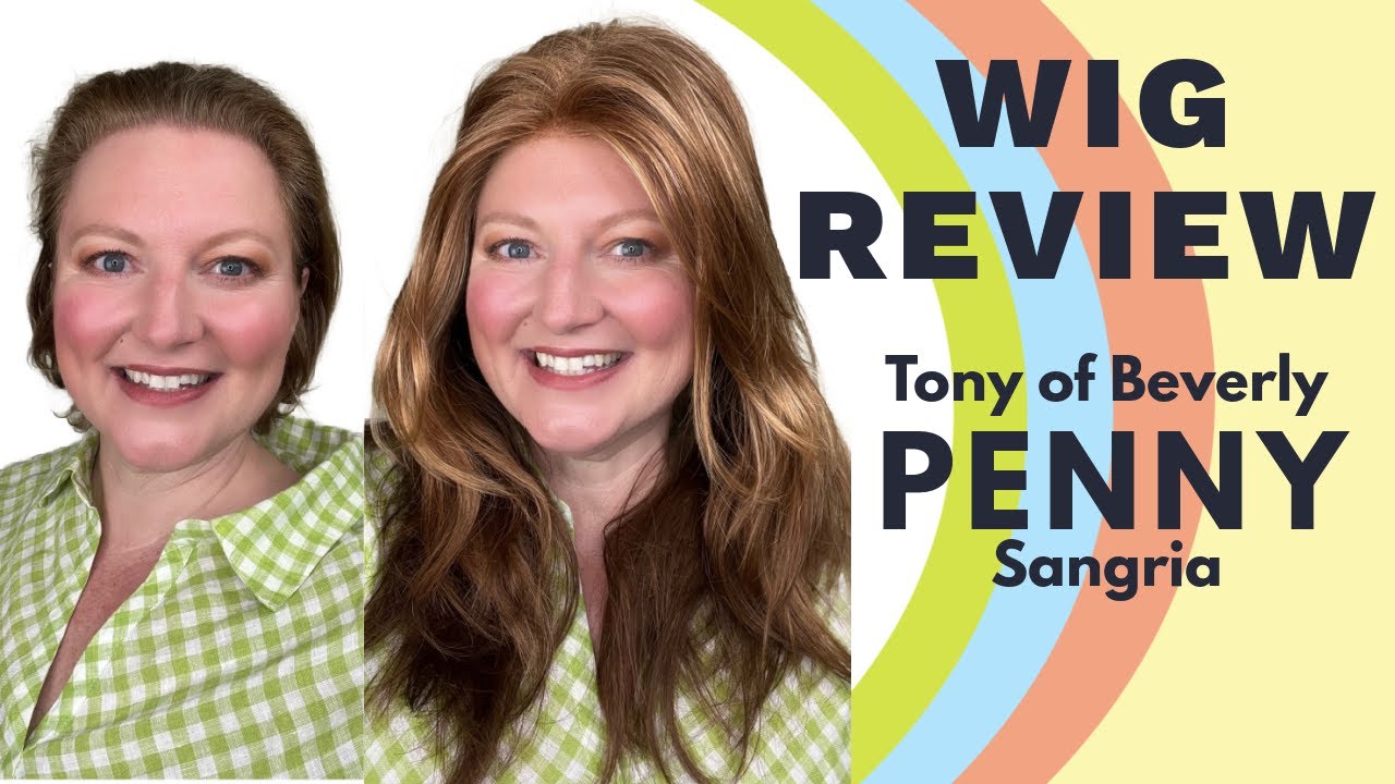 WIG REVIEW Penny by Tony of Beverly in the color Sangria - YouTube