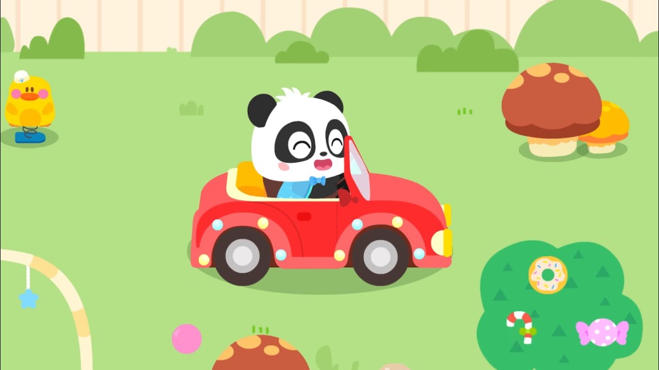 Baby Panda Care - KIKI - Baby Bus Games || Panda Cartoon Animals - YouTube