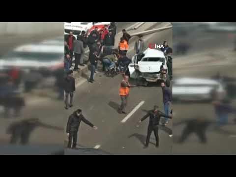 DİYARBAKIR'DA ZİNCİRLEME KAZA - YouTube