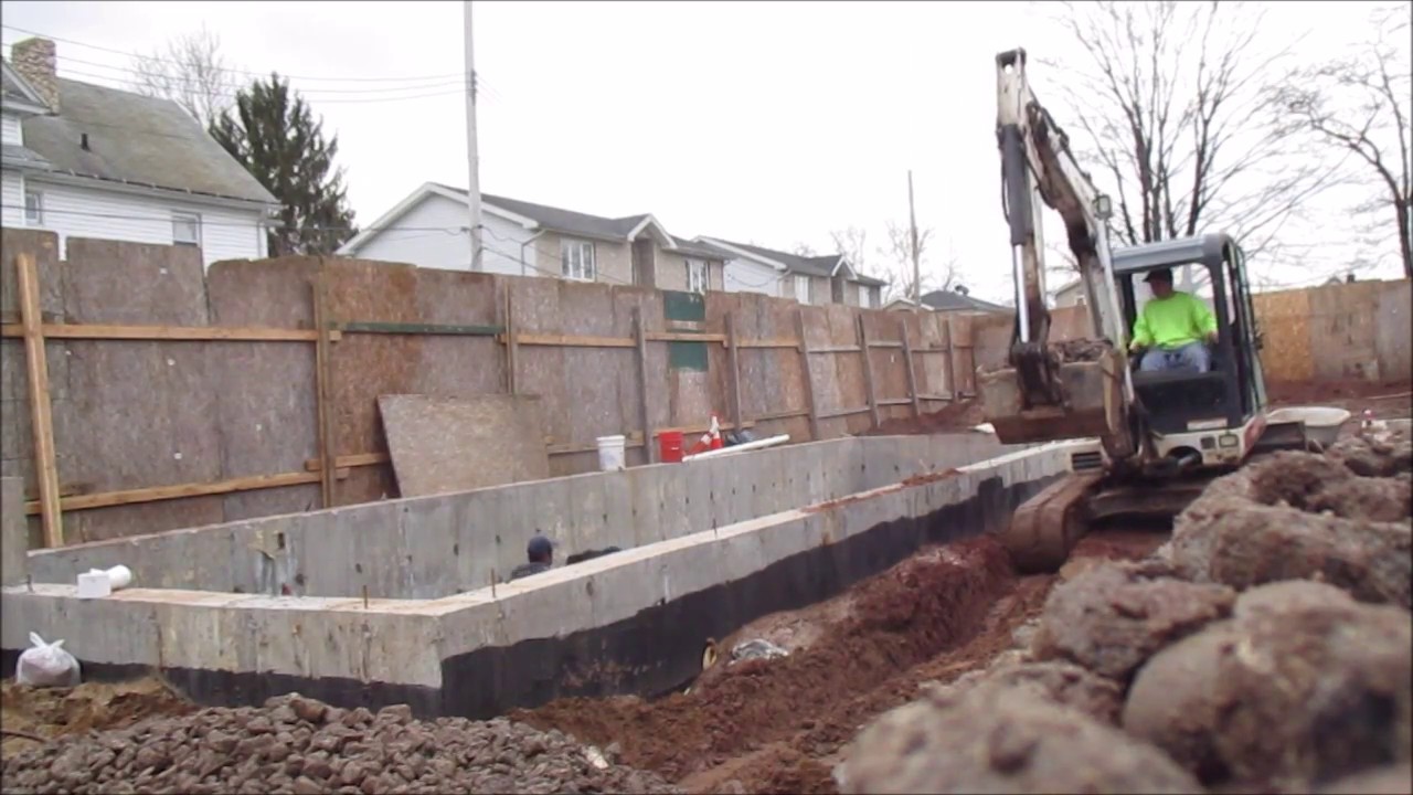 HOW TO: CONCRETE SLAB PREPARING WITH EXCAVATOR - YouTube