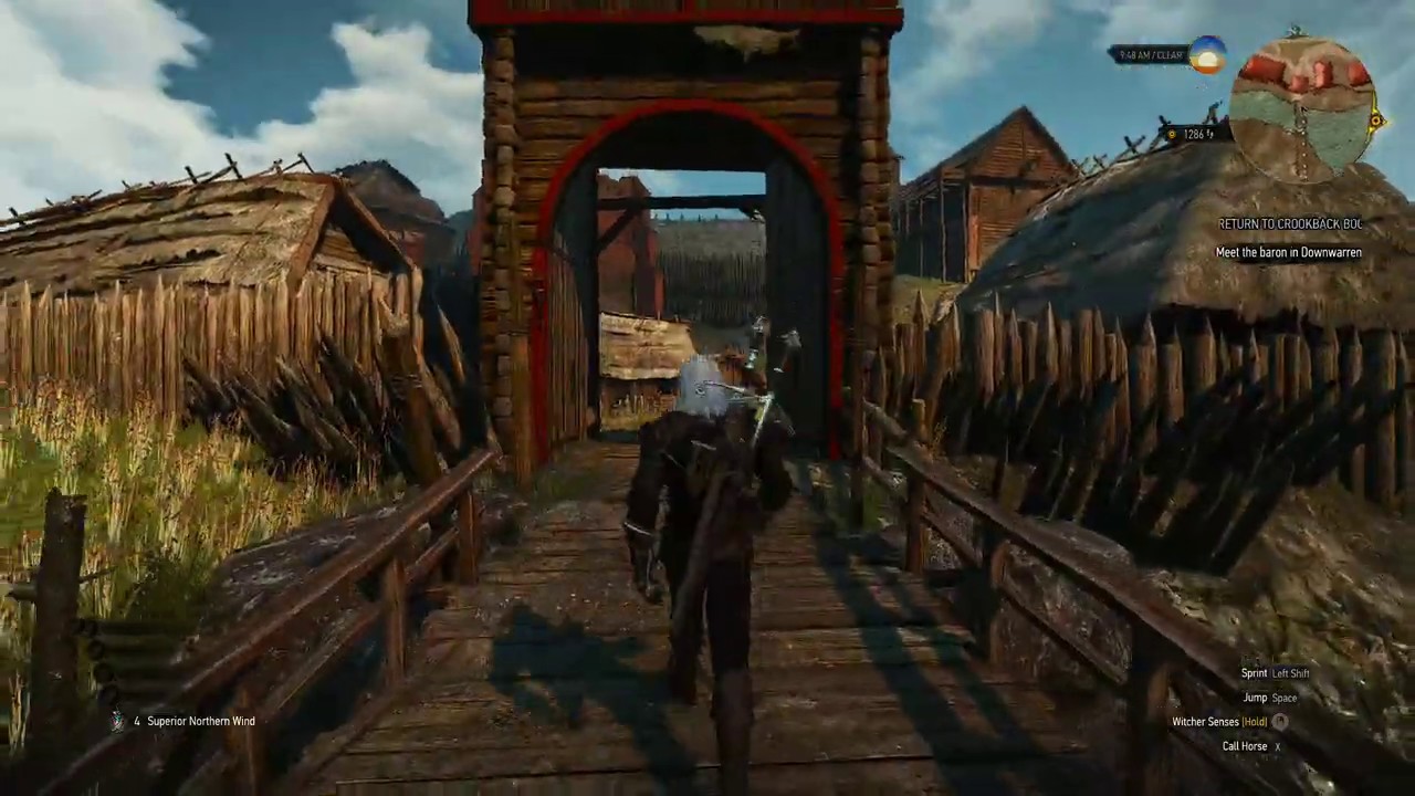 Witcher 3: Wild Hunt shortcut to baron - YouTube
