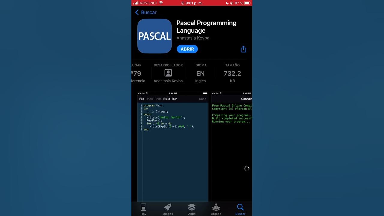 Cómo descargar aplicación de lenguaje Pascal sencillo… - YouTube