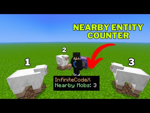 Minecraft Simple Entity Counter with Command blocks - YouTube