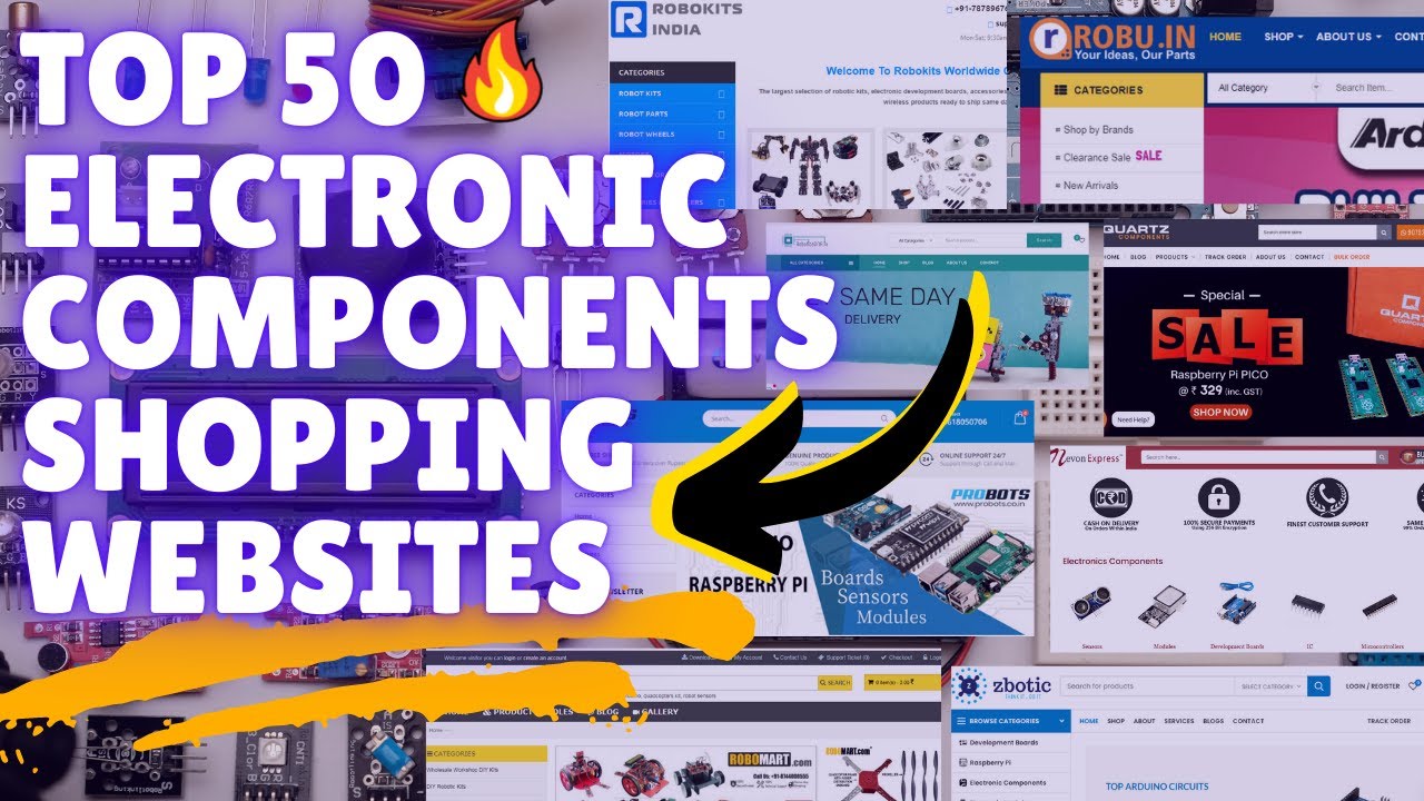 Websites to Buy Electronic Components Online | List of Cheap and Best ...
