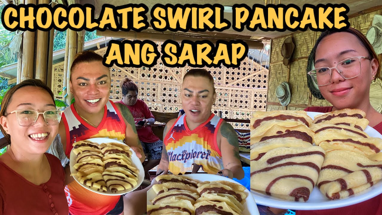 GAWING SPECIAL ANG PANCAKE | CHOCOALTE SWIRL PANCAKE | NASARAPAN KAYA ...