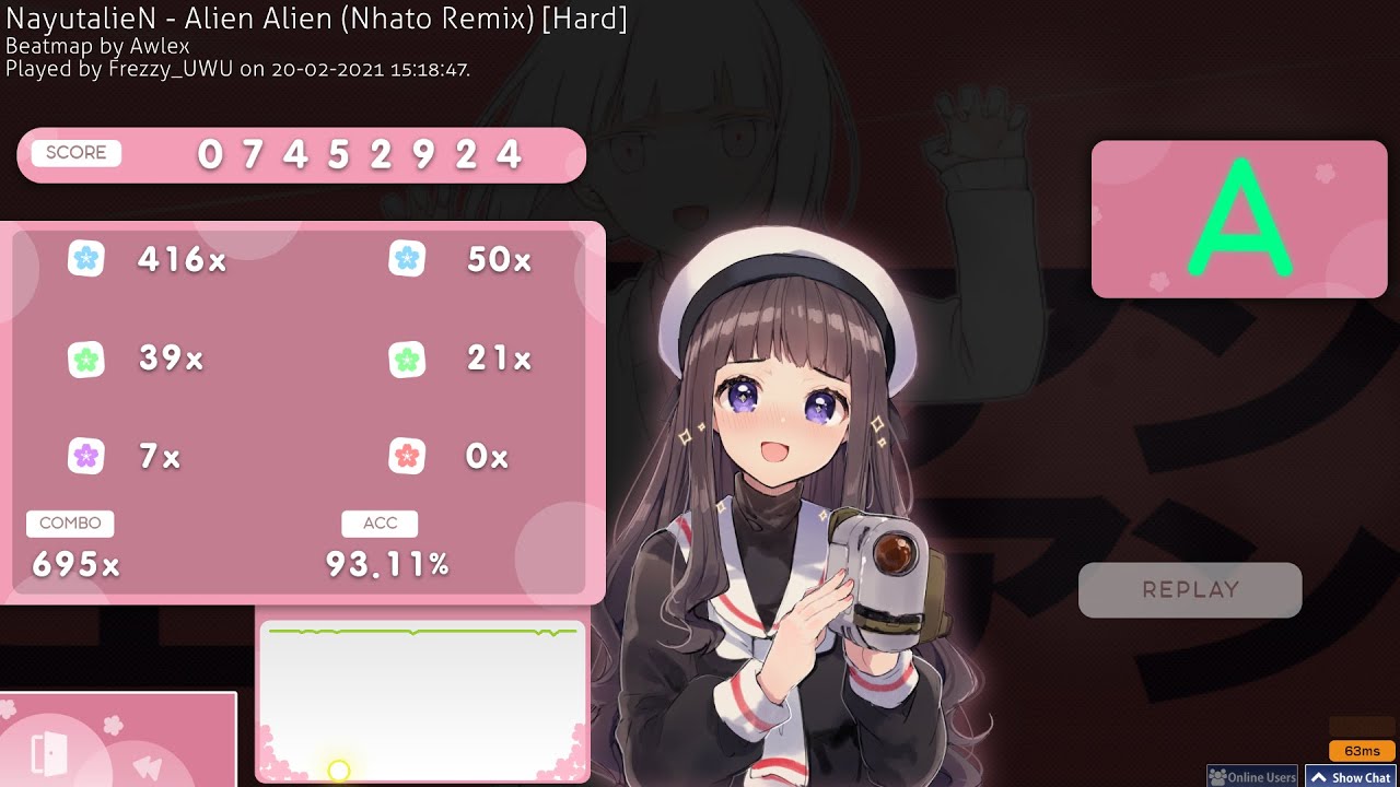 #4: osu! 3.6⭐ NayutalieN - Alien Alien (Nhato Remix) (A rank) [Hard] 93 ...