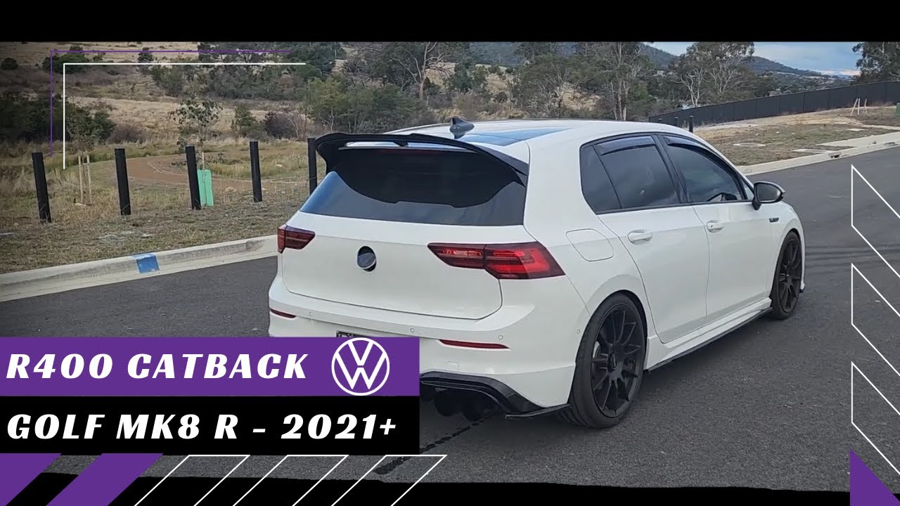 Invidia R400 Exhaust System | VW Golf Mk8 R 2021+ - YouTube
