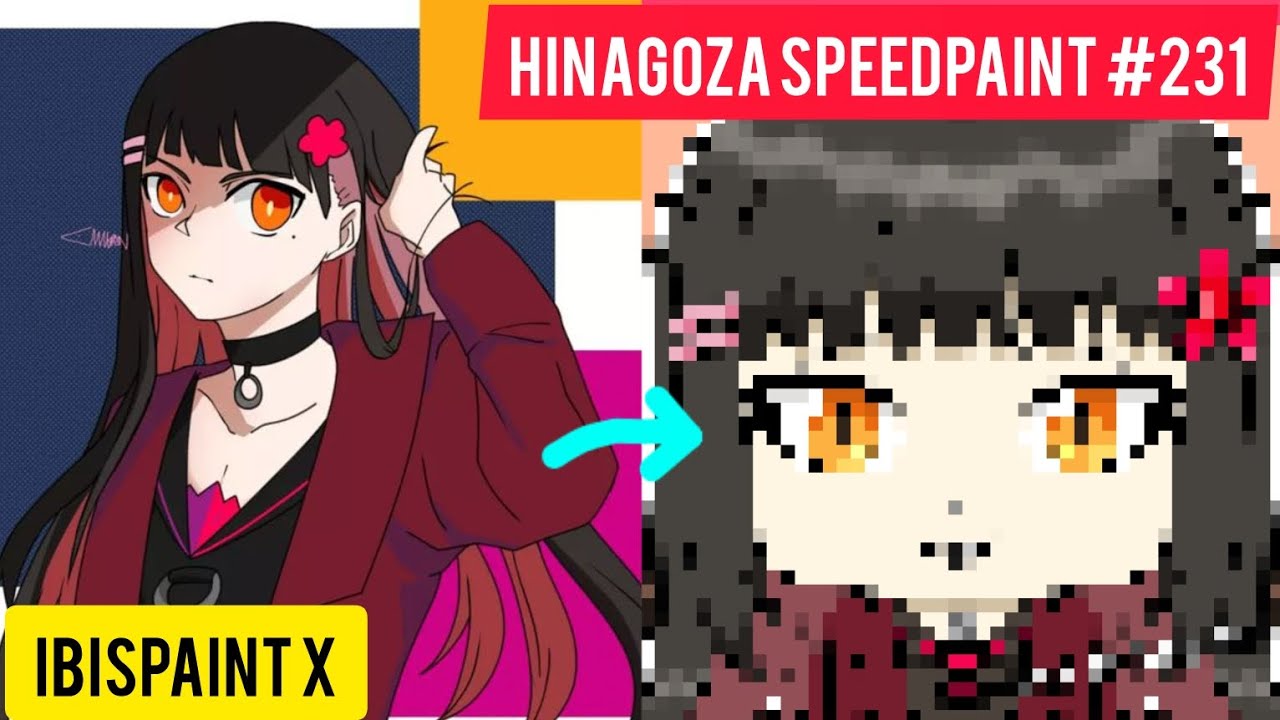 Sugimoto Mikan in chibi version (HinaGoza Speedpaint #231) - YouTube