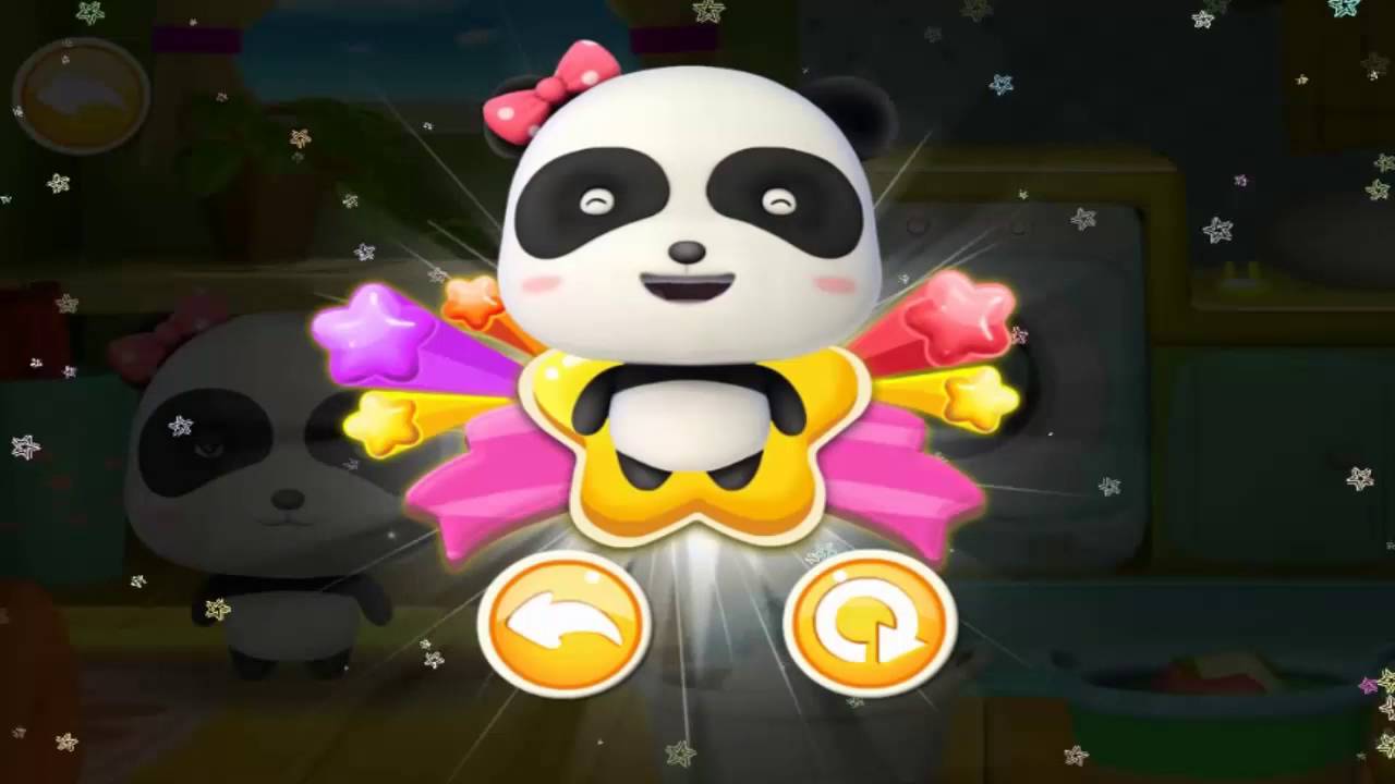 Funny Panda Cleaning House Game For Kids - YouTube