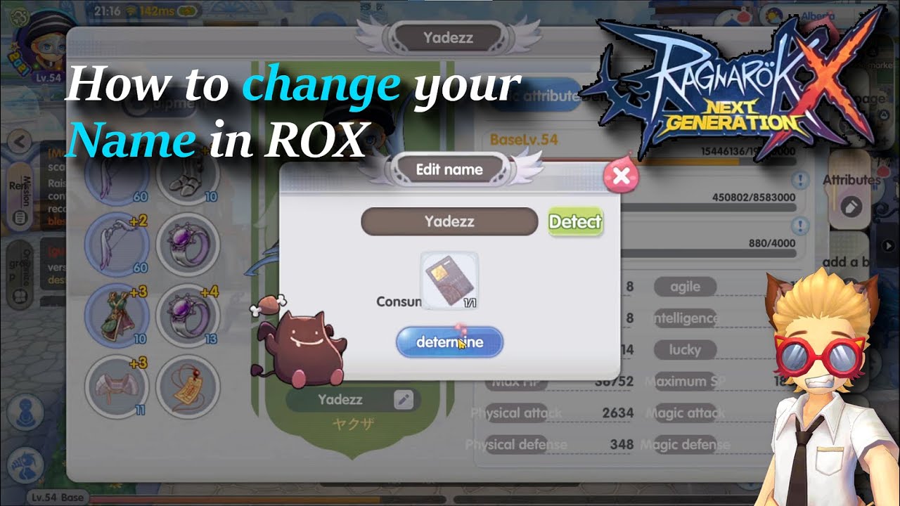 [Guide] How to change your name in rox | rox | Ragnarok X: Next ...