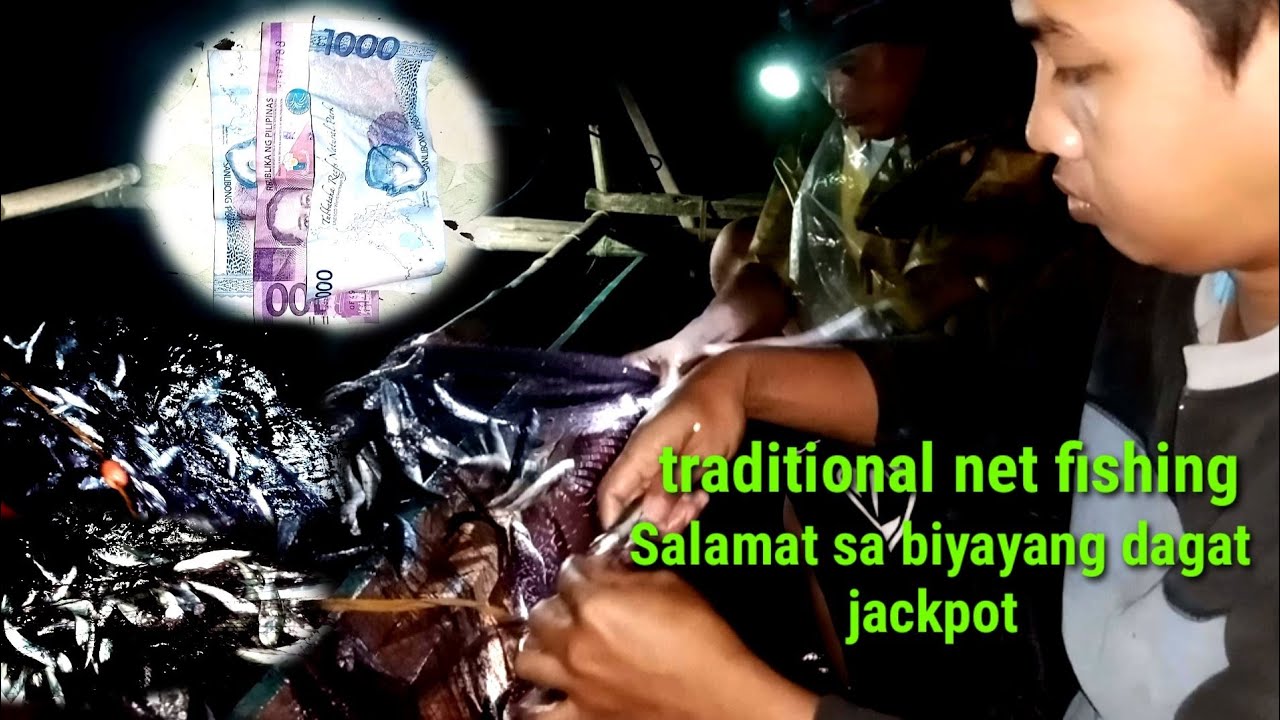 VLOG#55: traditional net fishing Salamat sa biyayang dagat jackpot# ...