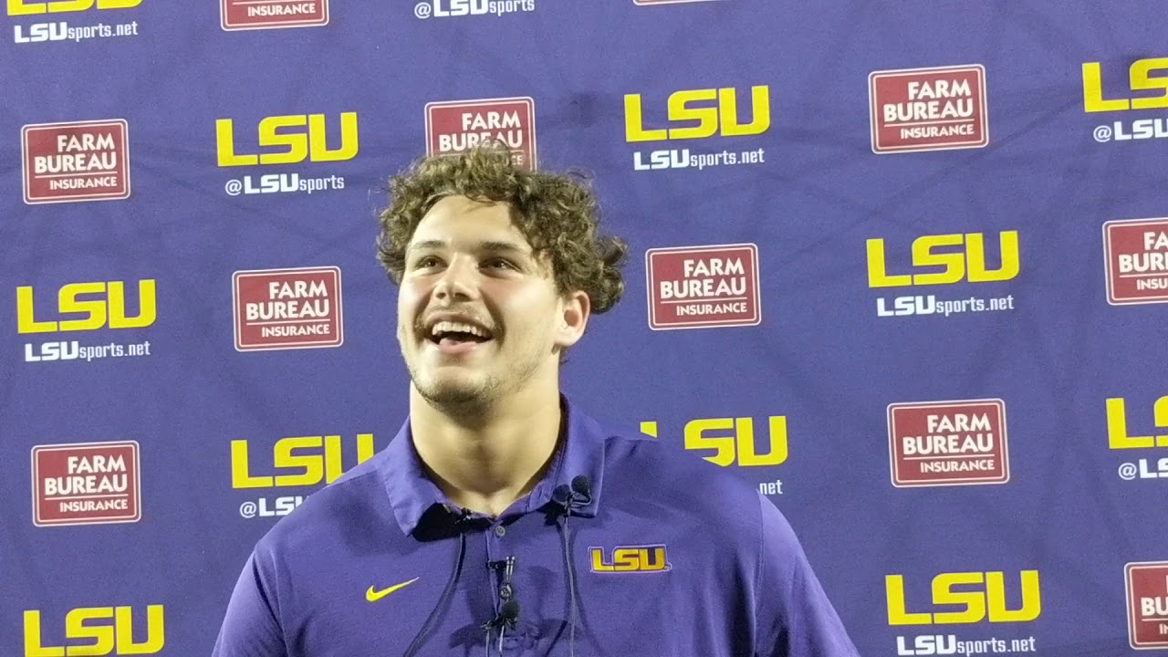 LSU Player Interviews: Tory Carter - YouTube