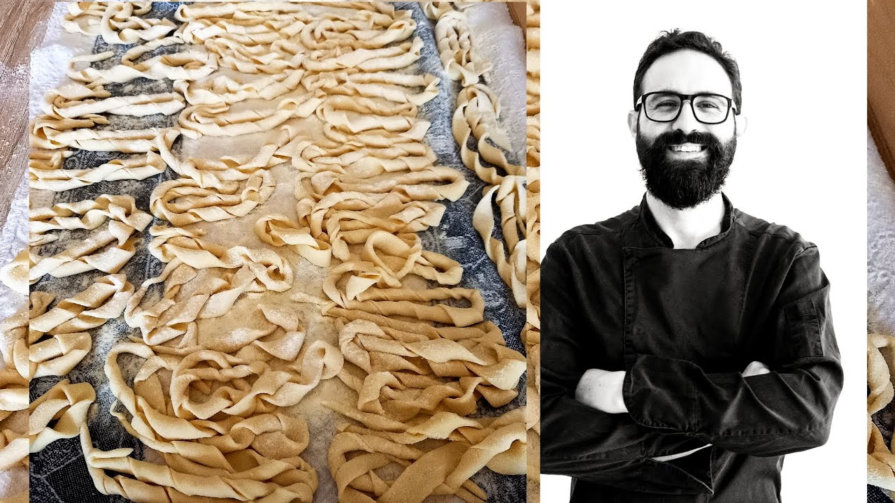 Sagne torte/ Sangne ncannulate (Pasta tradizionale Pugliese) - YouTube